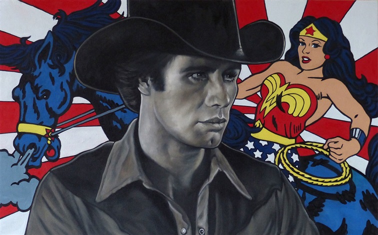 Red, White, Blue and the Golden Lasso of Truth by William Nelson on artnet