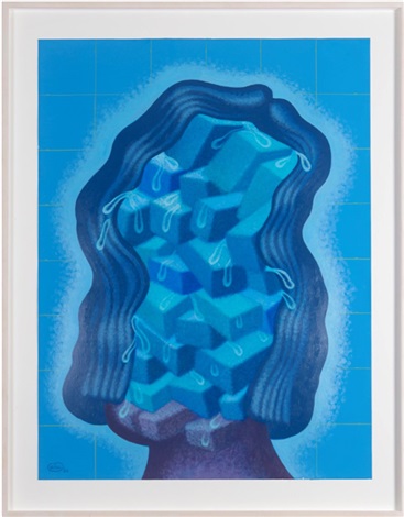 Sad Cubist Head by Peter Saul on artnet