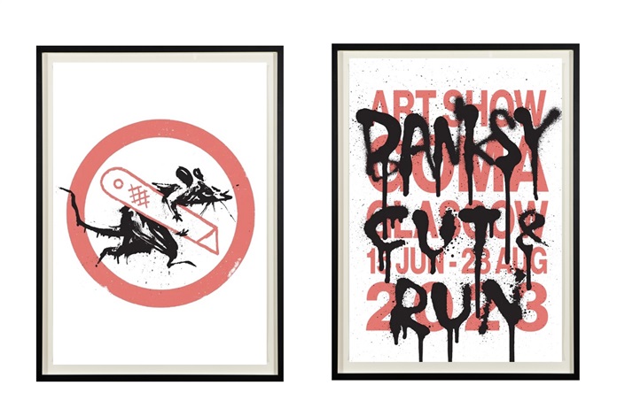 Cut and Run Poster Set by Banksy on artnet