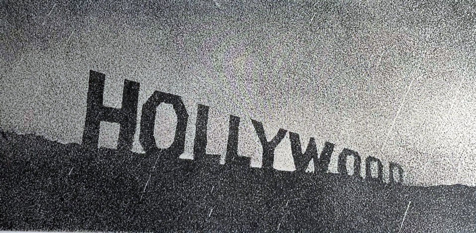 Hollywood in the Rain Engberg, M19 by Ed Ruscha on artnet