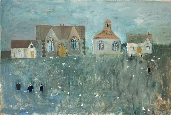 Marguerites on Common by Mary Newcomb on artnet