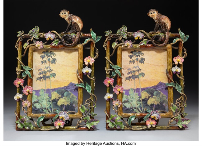 A Pair of Photo Frames by Jay Strongwater on artnet