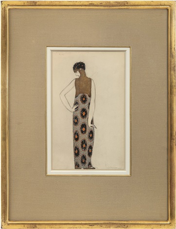 Art Deco Costume Design - Eva by Georges Lepape on artnet