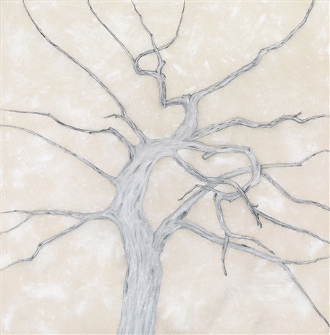 Epistrophy Grey White by Tony Bevan on artnet