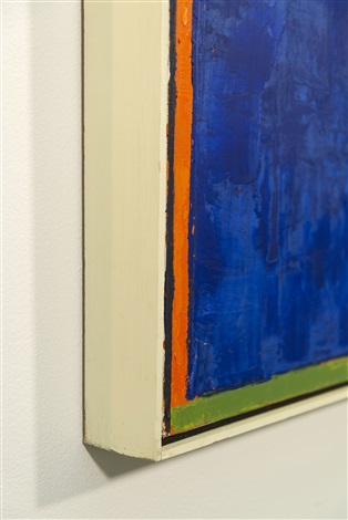 Havana No 6, Red - bold, bright, colorful, abstract, modernist, oil on canvas by David Sorensen ...