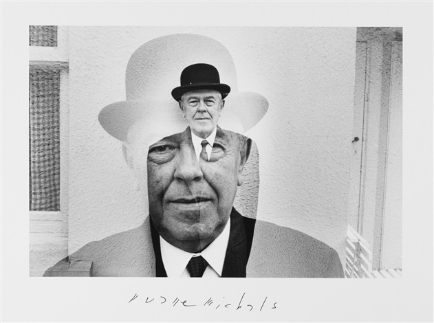 Magritte Double Exposed Face by Duane Michals on artnet