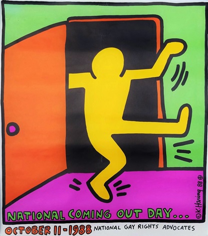 National Coming Out Day by Keith Haring on artnet