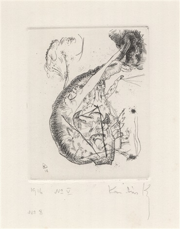 Radierung 1916 - NO. V by Wassily Kandinsky on artnet