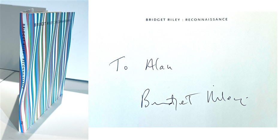 Bridget Riley Reconnaissance hand signed and inscribed by Bridget Riley ...