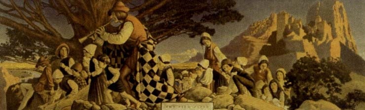 The pied piper by Maxfield Parrish on artnet