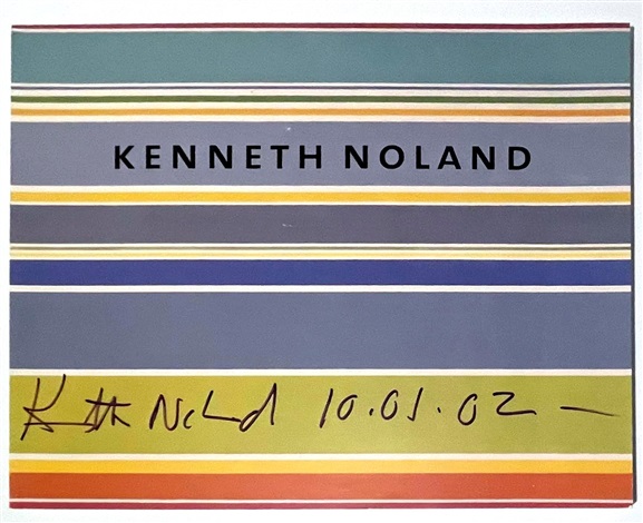 Themes and Variations 1958-2000 hand signed by Kenneth Noland by ...