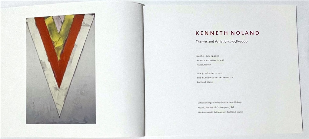 Themes and Variations 1958-2000 hand signed by Kenneth Noland by ...