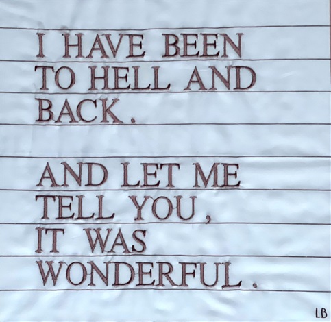 I Have Been to Hell and Back Handkerchief Pink Edition by Louise ...