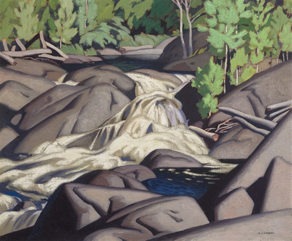 The Little Waterfall by Alfred Joseph Casson on artnet