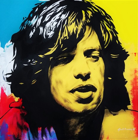 Mick Jagger Icon II by Jack Graves III on artnet