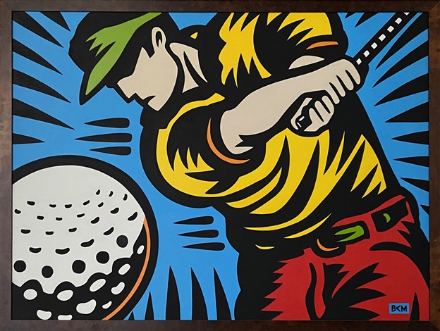 Golf by Burton Morris on artnet