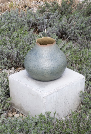 Large Outdoor Vessel No 1 - glazed, outdoor, ceramic, snake and vessel ...