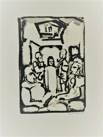 Passion W.345 Christ Et Les Exegetes by Georges Rouault on artnet