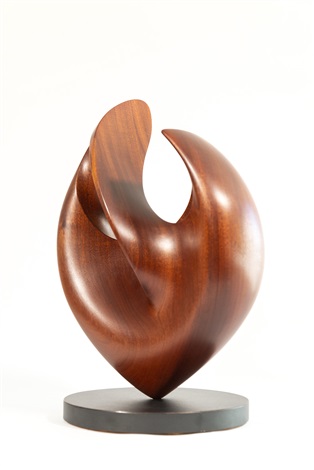 Senza Misura - smooth, polished, abstract, contemporary, mahogany ...