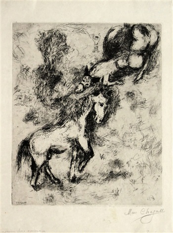 The Horse and the Donkey by Marc Chagall on artnet