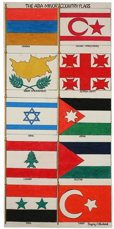 The Asia Minor Country Flags by Gregory Blackstock on artnet