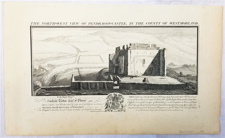 Pendragon Castle and Lincoln Castle by Samuel & Nathaniel Buck on artnet