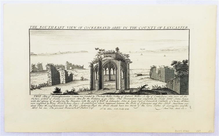 Cockersand Abbey and Sandal Castle by Samuel & Nathaniel Buck on artnet