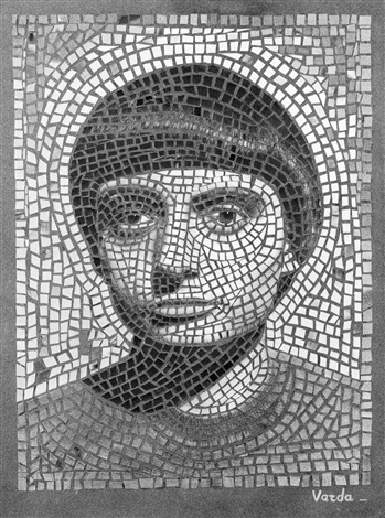 Mosaic Self-Portrait by Agnès Varda on artnet
