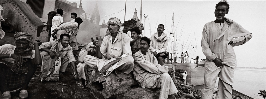 At Manikarnika Ghat, where Hindus Burn their Dead, Varanasi by Raghu ...