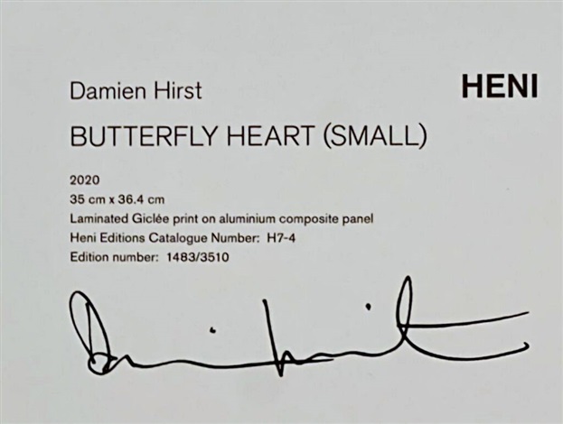 Butterfly Heart Small H7-4 by Damien Hirst on artnet