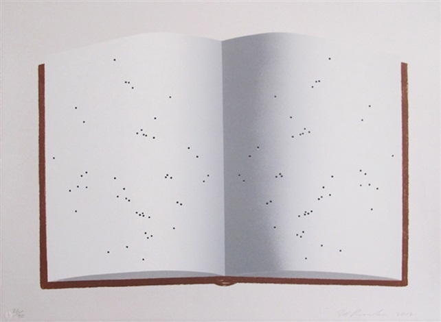 Open Book With Wormholes by Ed Ruscha on artnet
