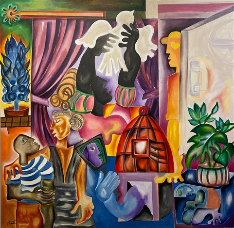 Set The Stage by Alexandra Nechita on artnet