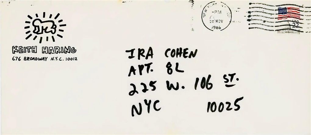 Keith Haring Handwritten letter 1986 Keith Haring letter by Keith ...