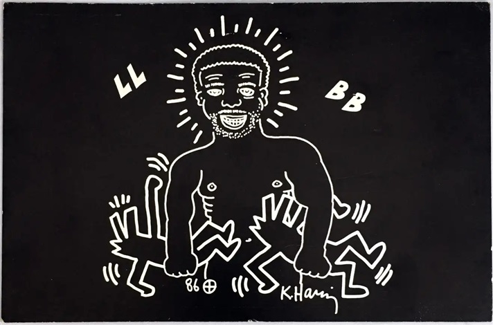 Keith Haring for Paradise Garage 1986 Keith Haring Larry Levan by Keith ...