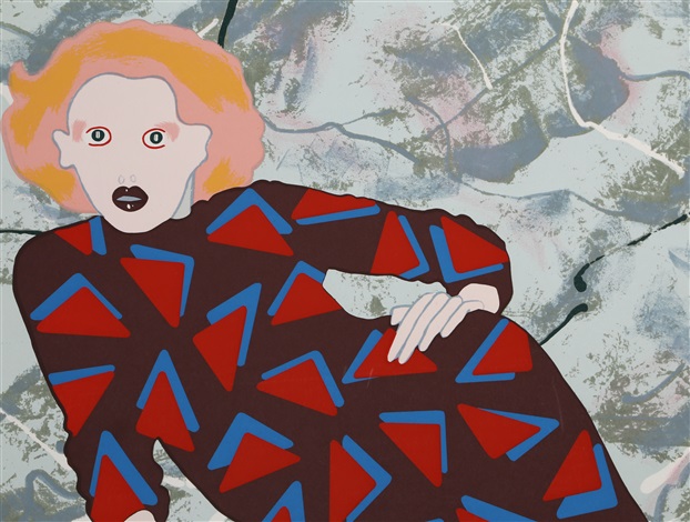 Lady and Triangles by Kiki Kogelnik on artnet