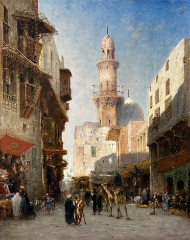 Mosquée du Sultan Bibars au Caire by Narcisse Berchere on artnet