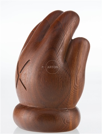 Wood Hand Sculpture by KAWS on artnet