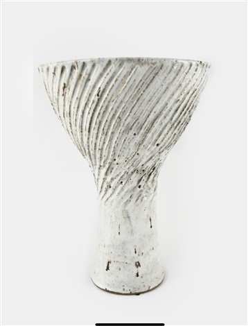 Monumental Carved Chalice Form by Lucie Rie on artnet
