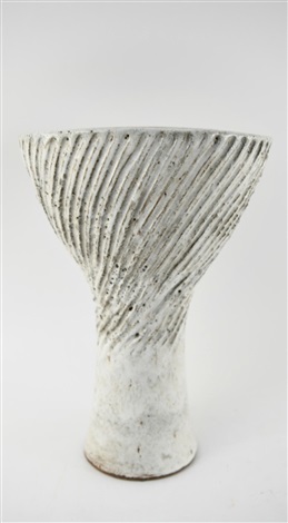 Monumental Carved Chalice Form by Lucie Rie on artnet