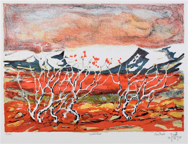 Lars Pirak 1932-2008 Färglitografi by Lars Nils Pirak on artnet