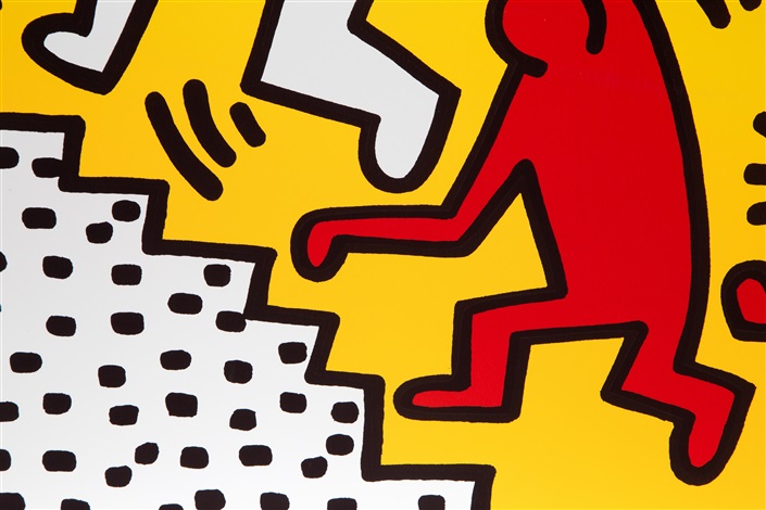 Bunny On The Run by Keith Haring on artnet