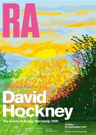 The Arrival Of Spring, Normandy by David Hockney on artnet