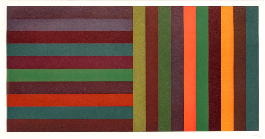 Horizontal Color Bands and Vertical Color Bands II by Sol LeWitt on artnet