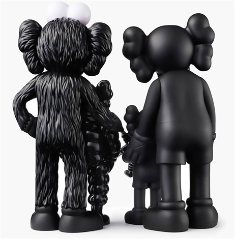 KAWS FAMILY black KAWS Family companion by KAWS on artnet
