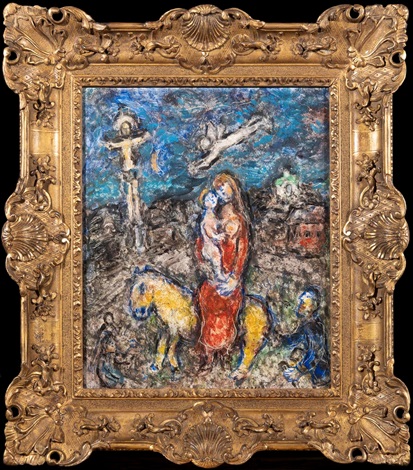 Fuite en Egypte et crucifixion by Marc Chagall on artnet