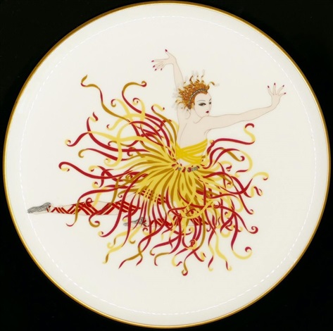Applause Plate by Erté on artnet