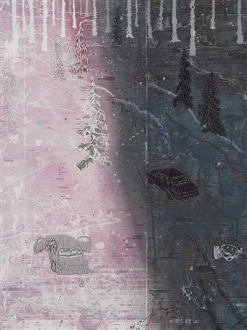 zone by Michael Raedecker on artnet