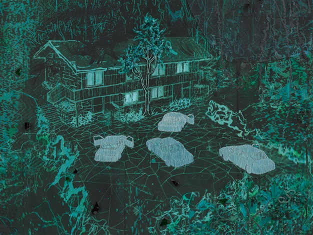 drive by Michael Raedecker on artnet