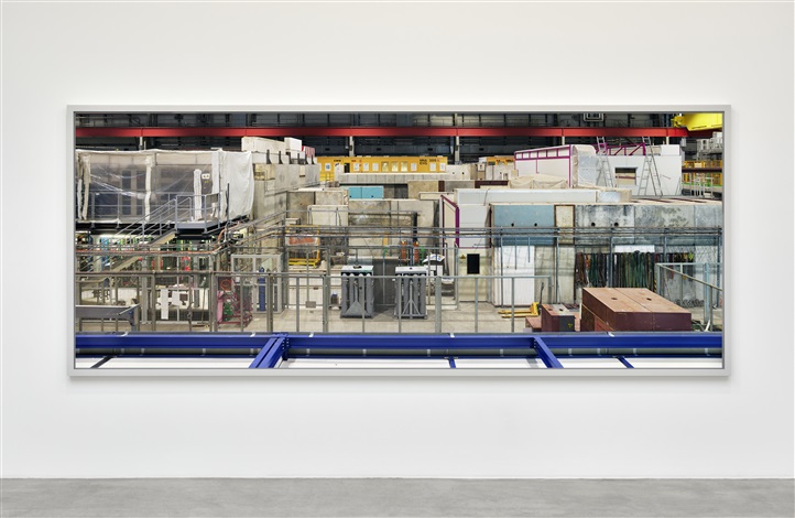 Beam Line Zone 1, EHN 1, CERN, Prévessin-Moens by Thomas Struth on artnet