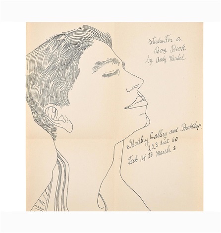 Andy Warhol Studies for a Boy Book by Andy Warhol on artnet